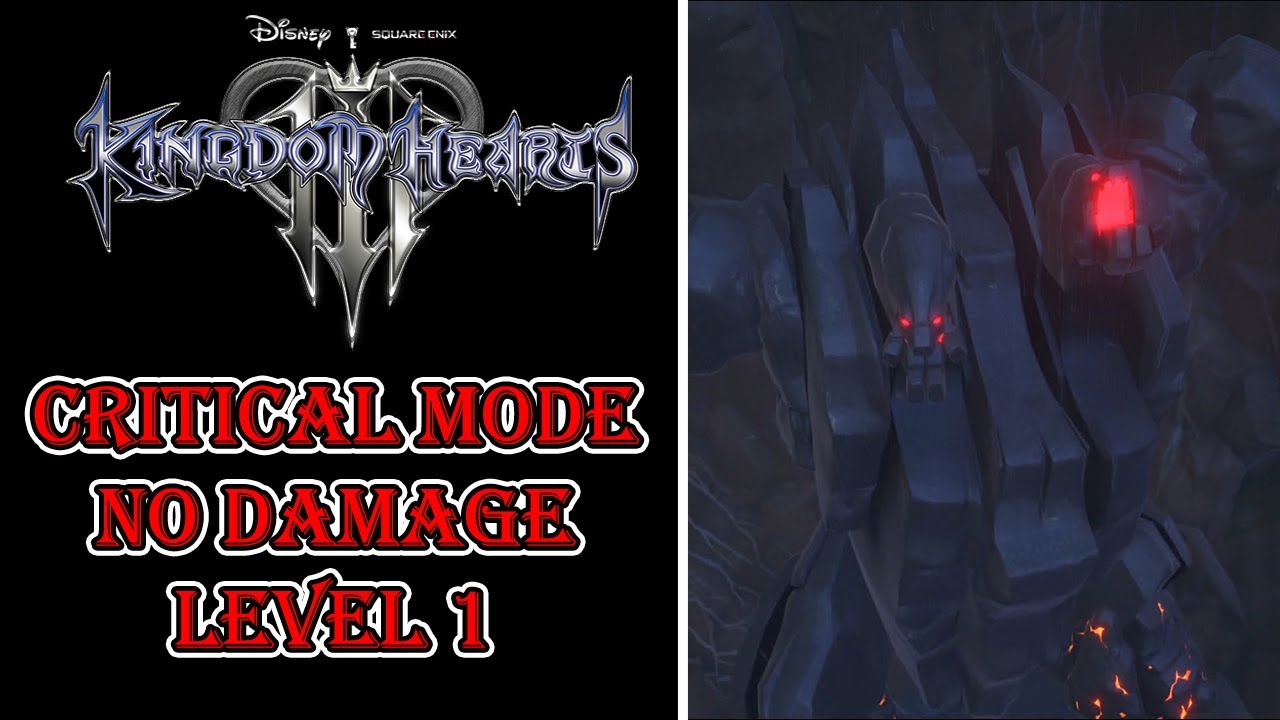 Kingdom Hearts 3 - Rock Titan Boss Fight - Critical Mode No Damage ...
