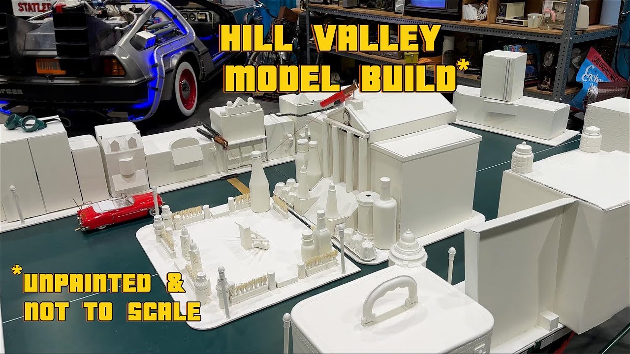 Back To The Future Hill Valley Model Build* - YouTube