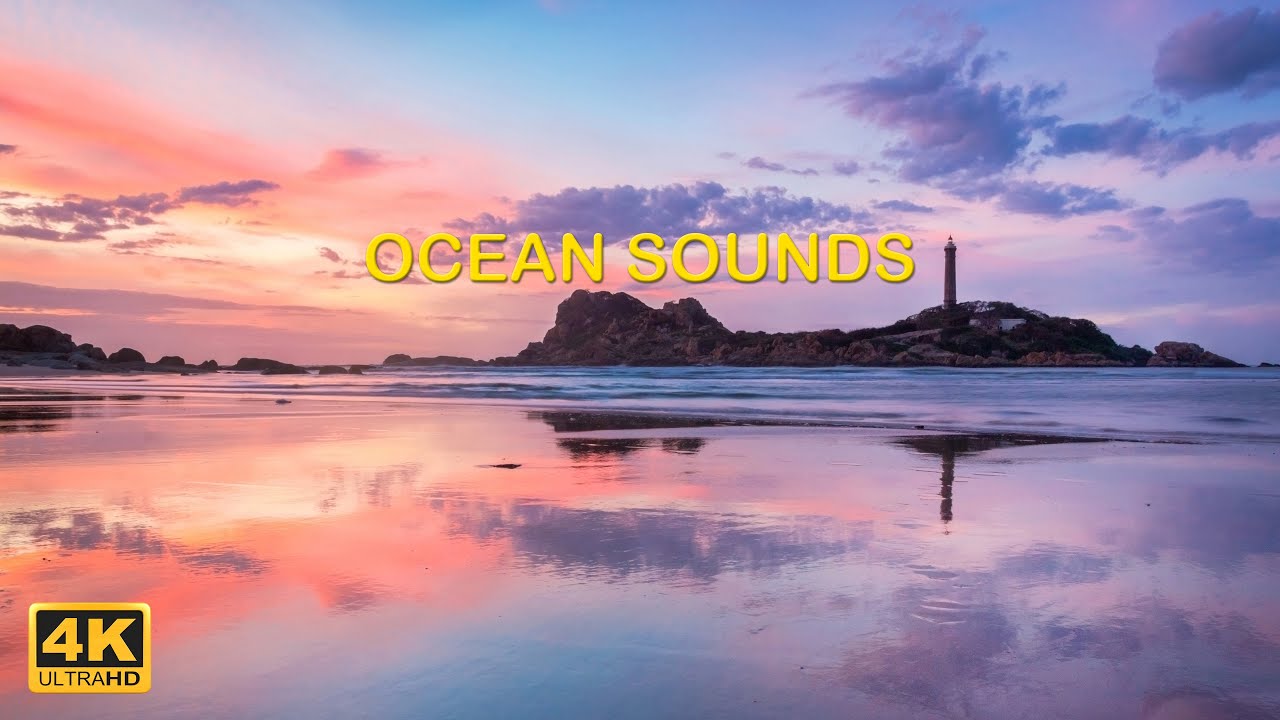 10-Hour Sound of Ocean Waves at Gorgeous Sunrise for Relaxation, Sleep ...