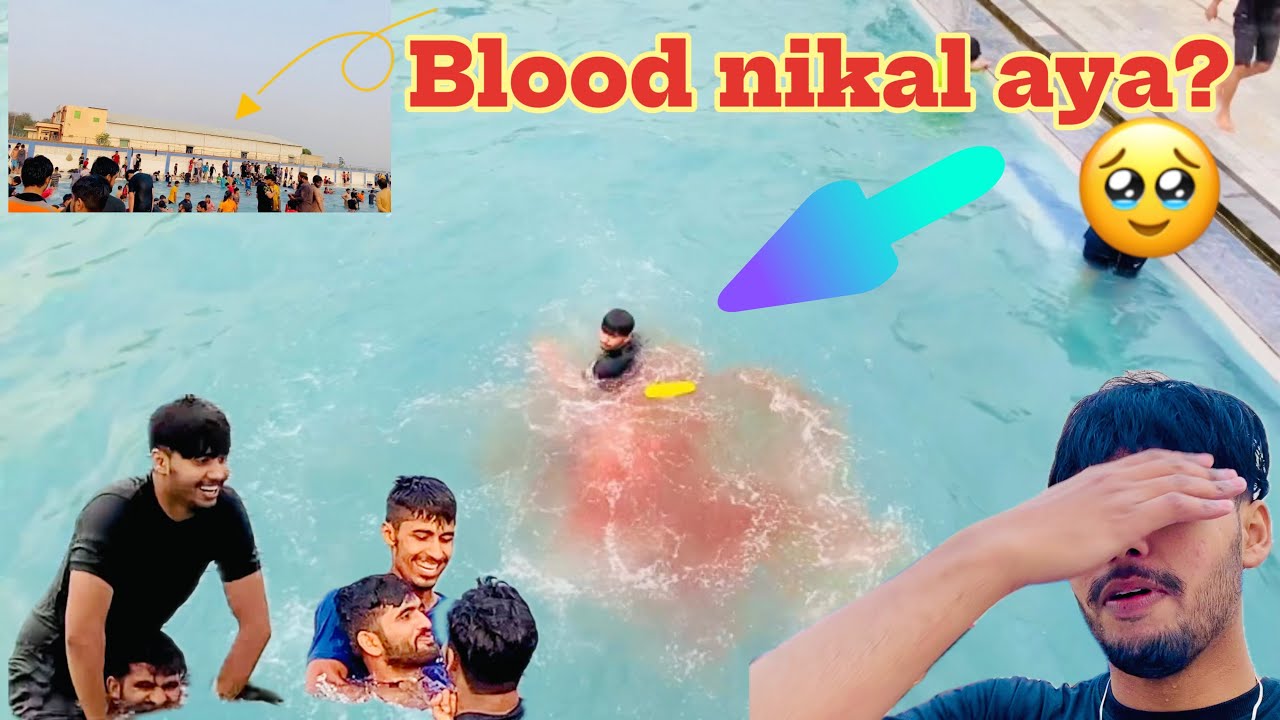 TODAY |Biggest Fight In Swimming Pool😱Fake blood Prank On 2000 people😲# ...