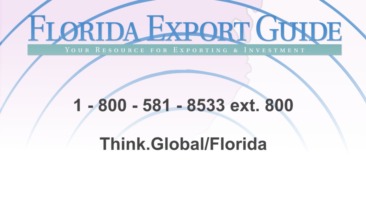 Introducing the Florida Export Guide - YouTube
