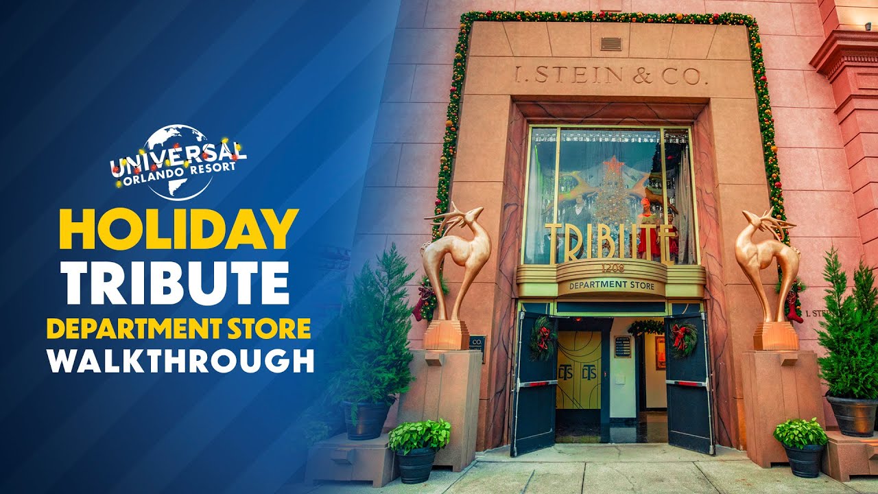 Explore the 2022 Universal Studios Florida Holiday Tribute Store - YouTube