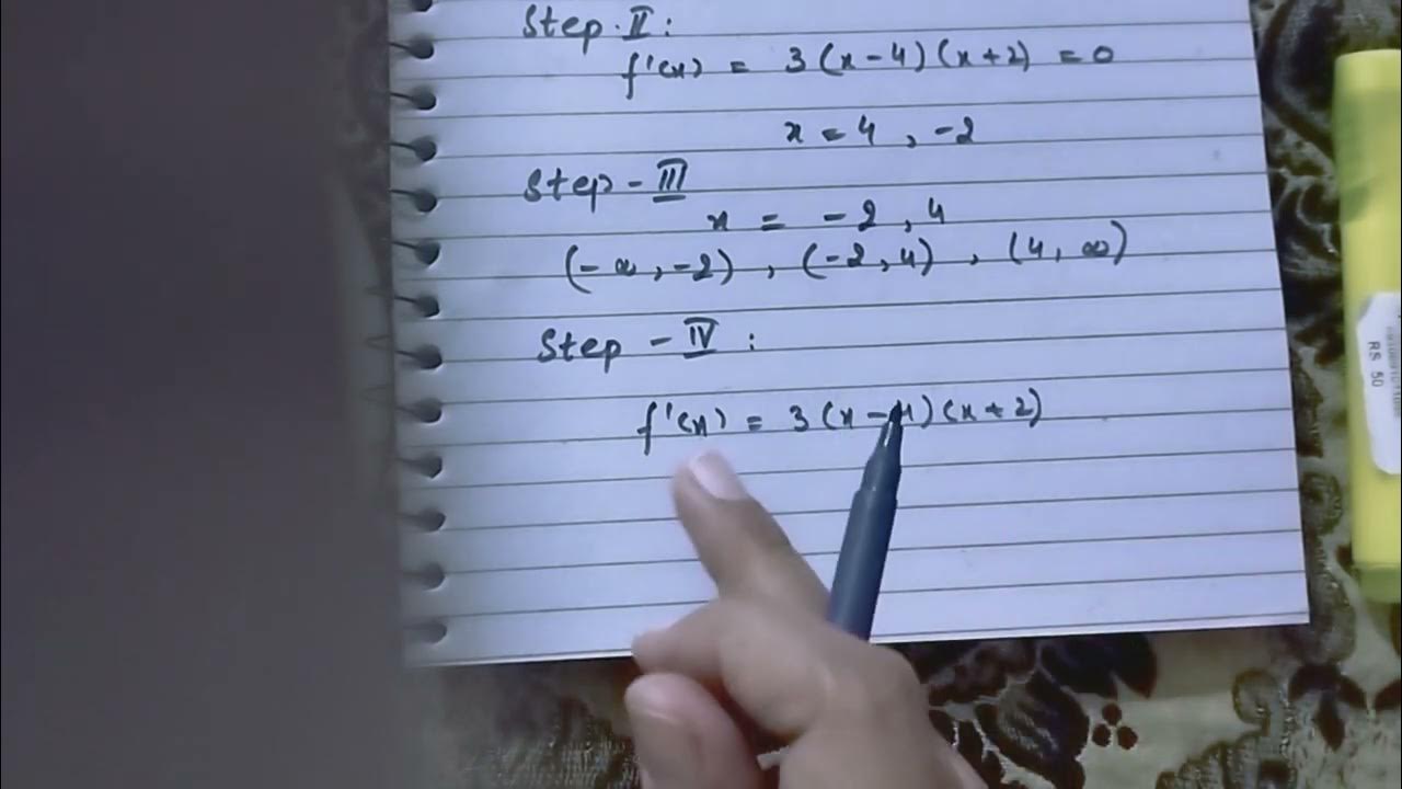 strictly increasing and decreasing function@(Maths academy) - YouTube