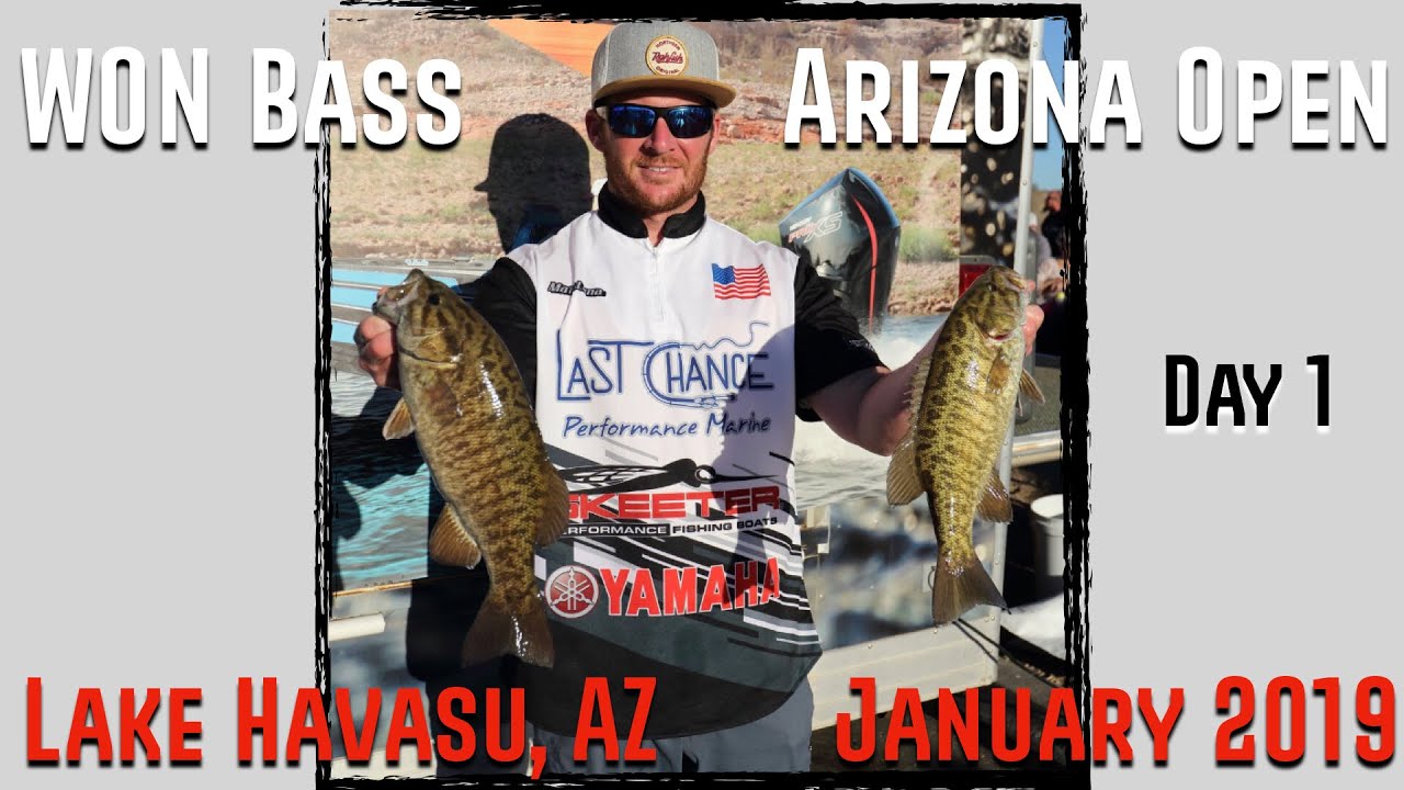 WON Bass Arizona Open on Lake Havasu Day 1 January 2019 - YouTube
