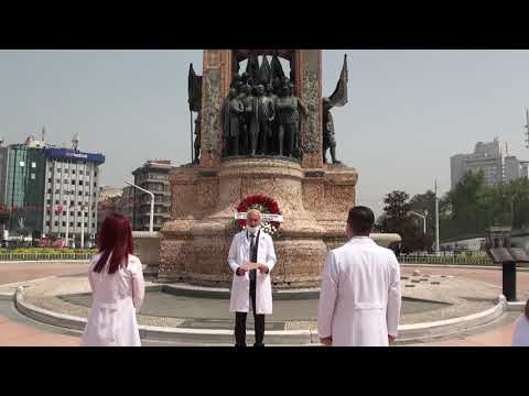 Taksim Cumhuriyet Anıtı Önünde 14 Mayıs Eczacılık Günü Törenimiz