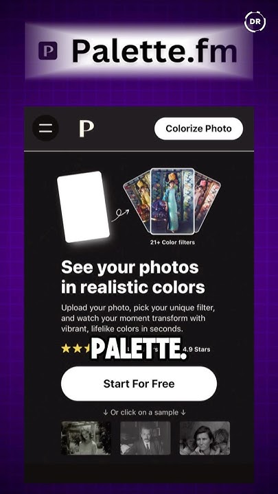 Palette.fm: The Best AI Tool to Colorize Your Black-and-White Photos in ...