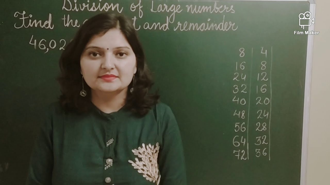 Division Of Large Numbers Part 1 Class V YouTube Division Of Large Numbers Part 1 Class V YouTube