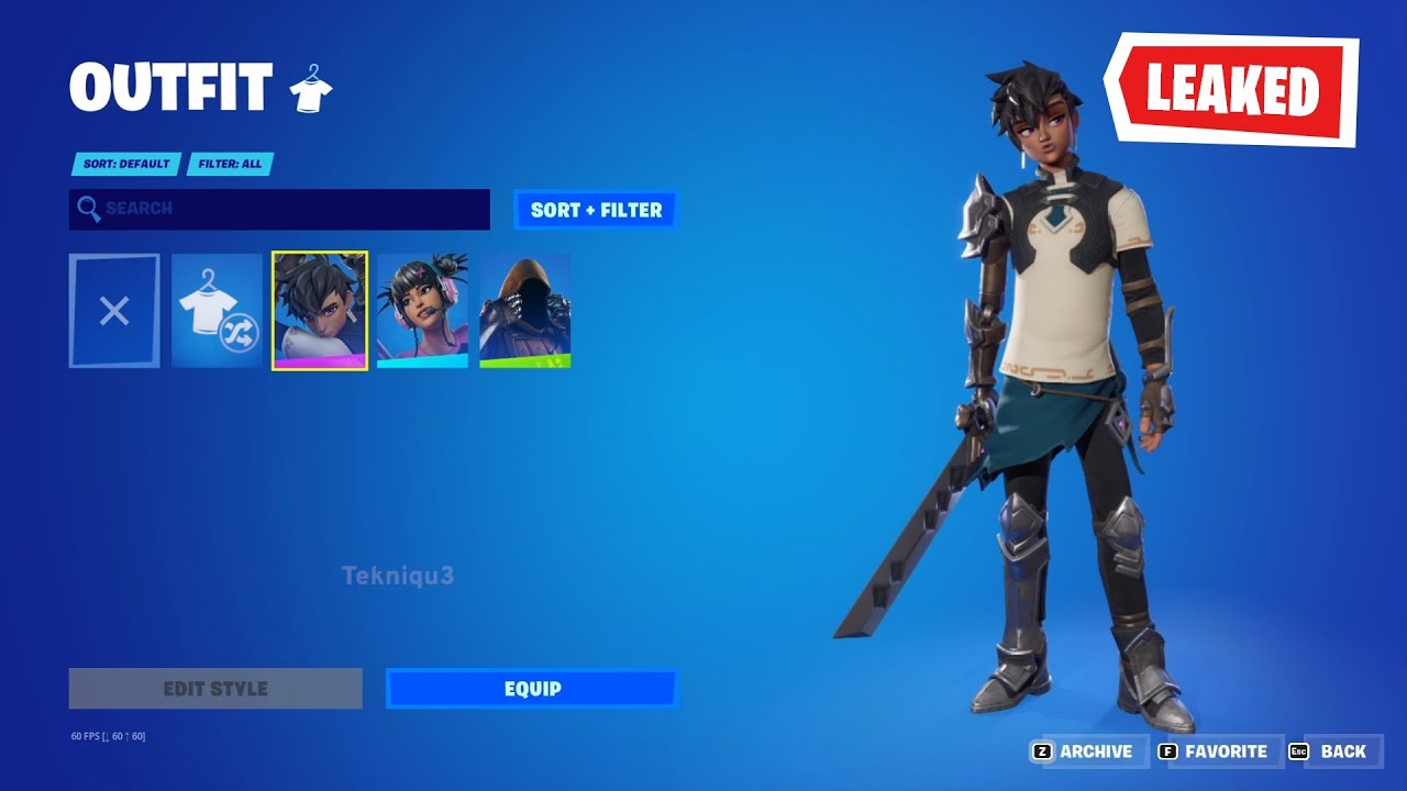 [Leaked] Rift Knight Kieran Skin and Fortnite All V23.50 New Leaked ...