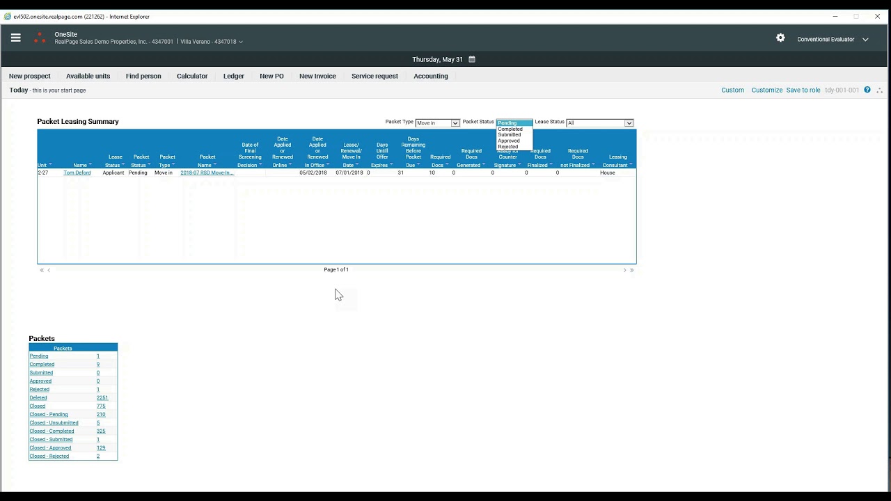 Using The Packet Leasing Summary Snapshot - YouTube