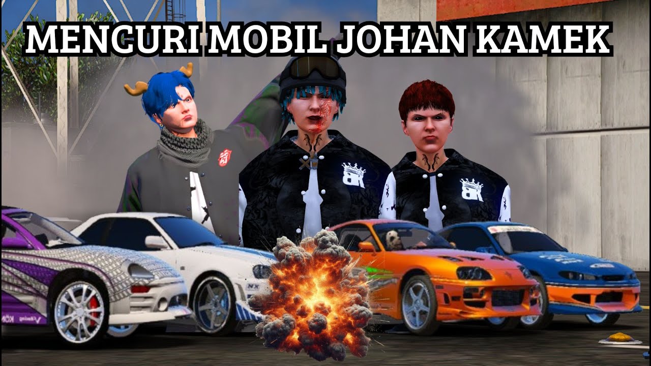 AKU MENCURI MOBIL JOHAN KAMEK ? - GTA VROLEPLAY - YouTube
