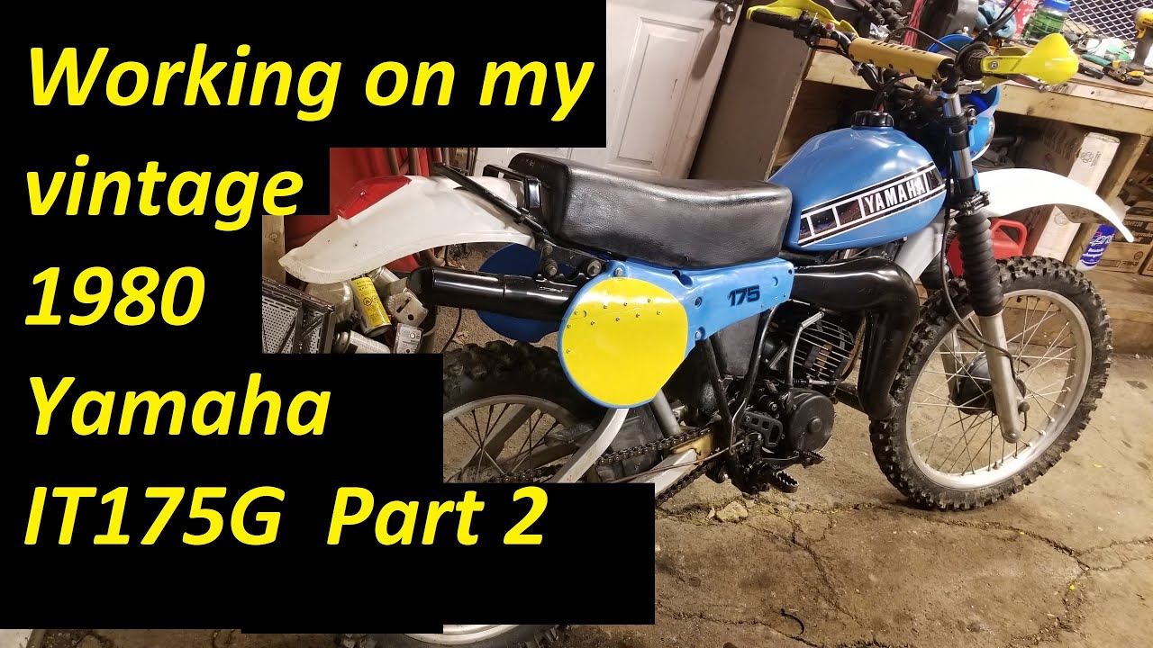 My vintage Yamaha IT175 dirt bike (Part 2 of 3) - YouTube