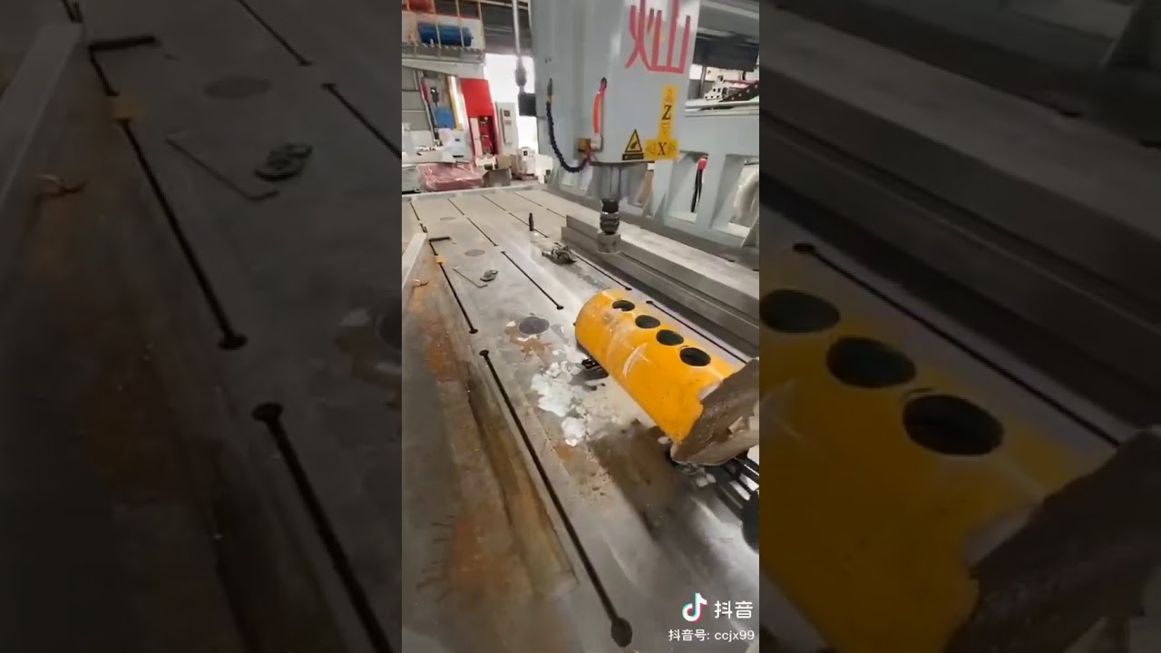 Fiberglass pattern mold making cnc machine - YouTube