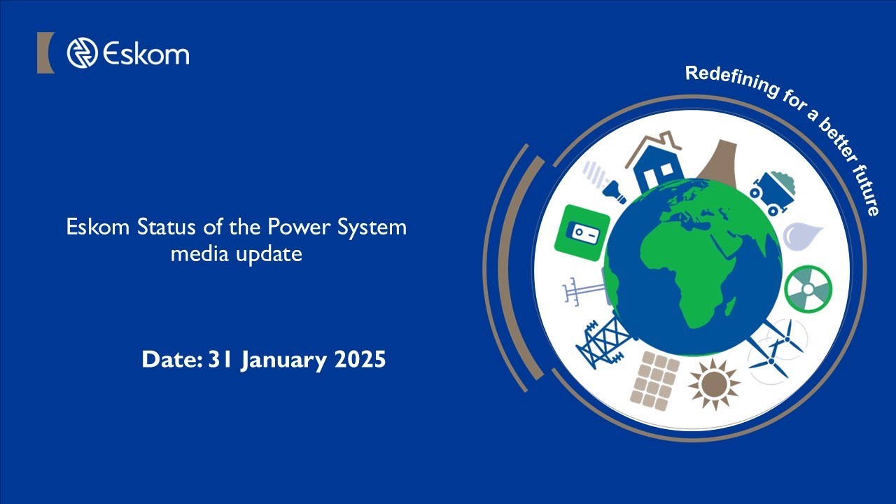Eskom Update on status of the power system - YouTube