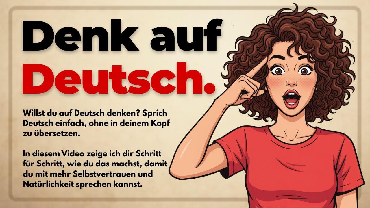 Auf Deutsch denken lernen | Hör auf zu übersetzen und sprich fließend ...