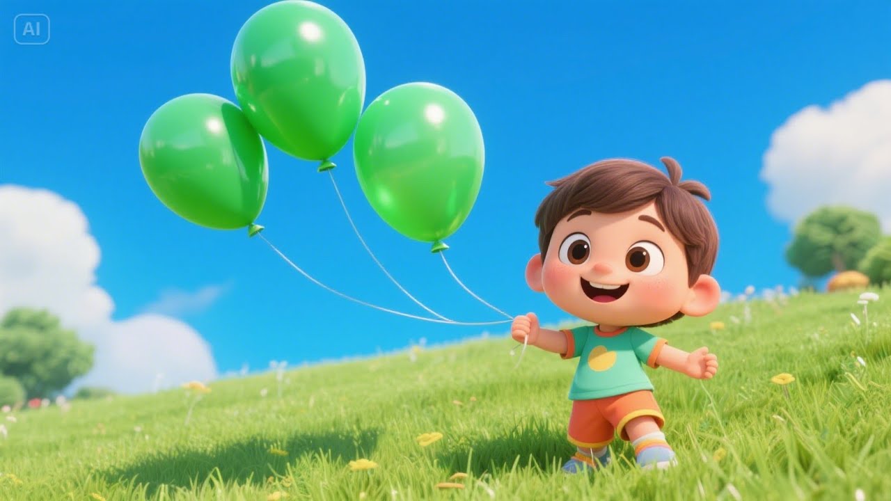 Count the Balloons – 1 to 20 Song | Fun Counting Song for Kids ...