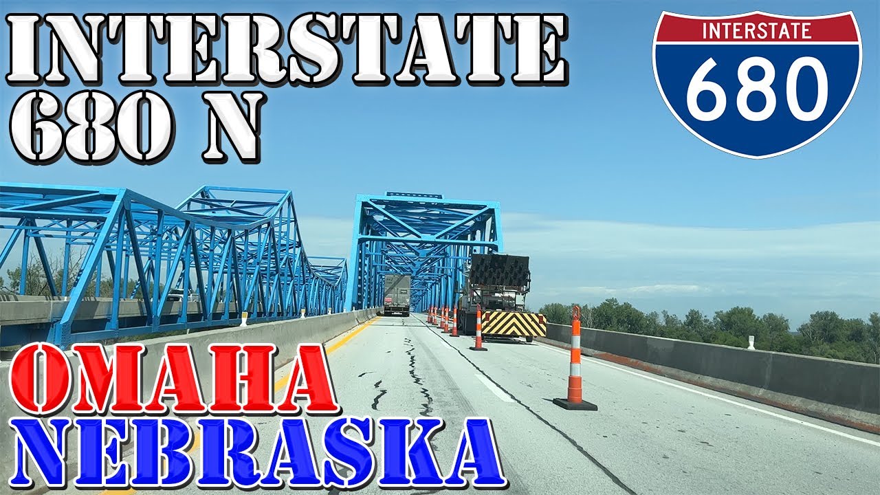 I-680 North - Omaha - Nebraska - 4K Highway Drive - YouTube