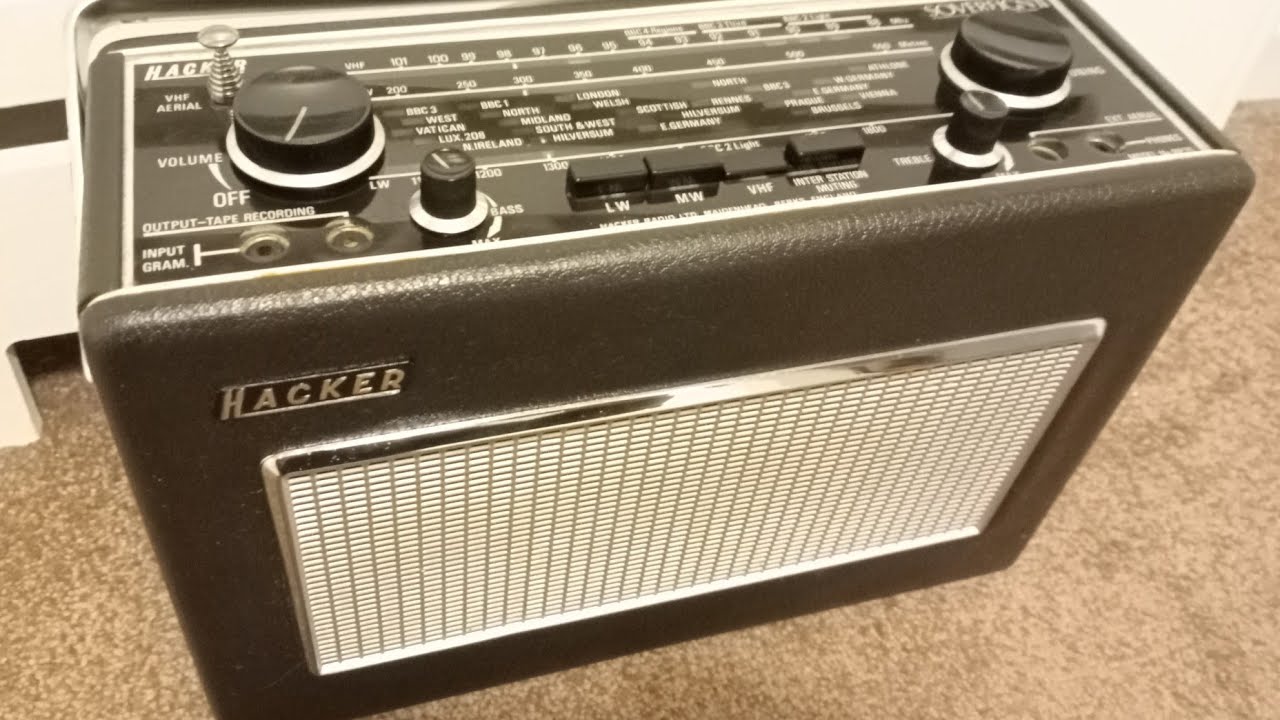 Hacker RP25 Radio restoration Final.. - YouTube