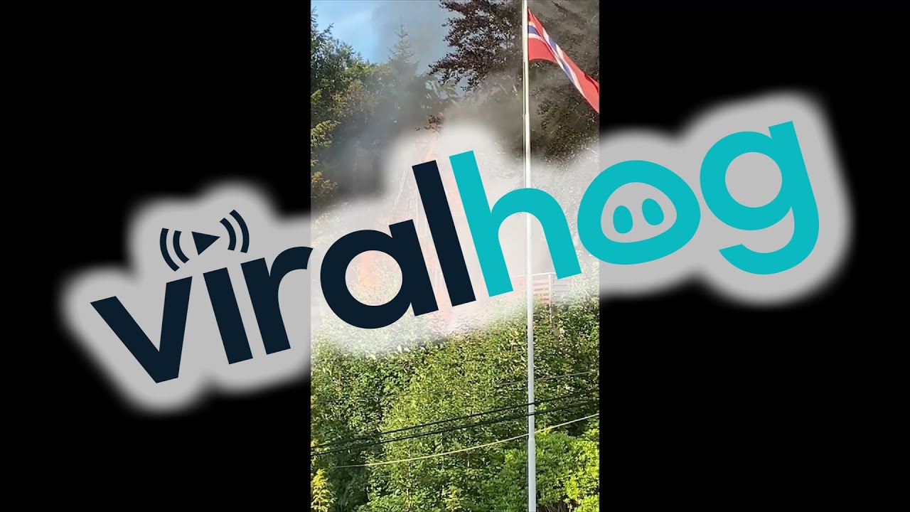 Fire in a Detached House in Norway || ViralHog - YouTube
