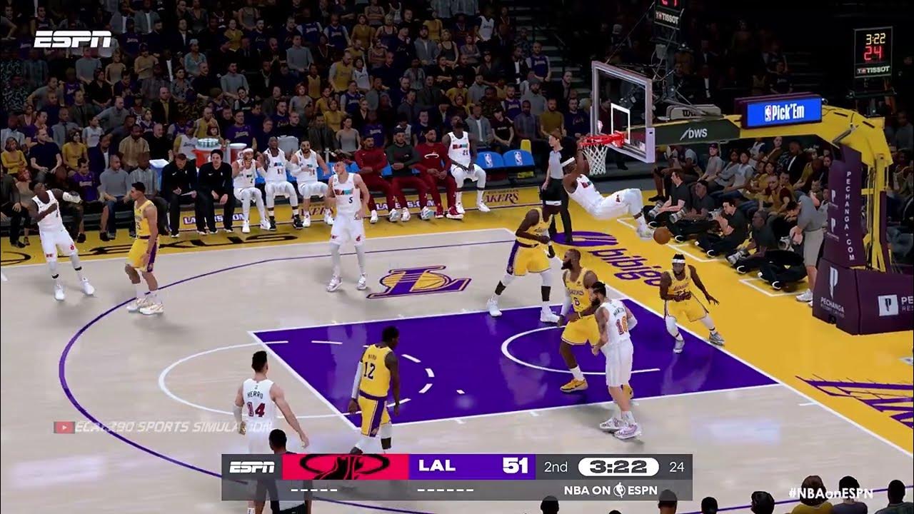 HEAT vs LAKERS FULL GAME HIGHLIGHTS | JANUARY 4, 2023 LAKERS vs HEAT HIGHLIGHTS NBA 2K23 - YouTube