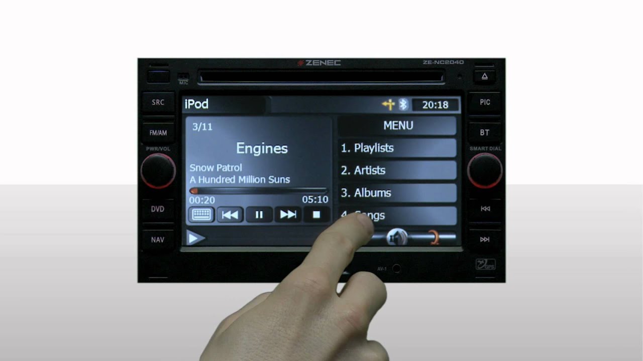 ZENEC EGO ZE-NC2040 iPhone - deutsch - YouTube