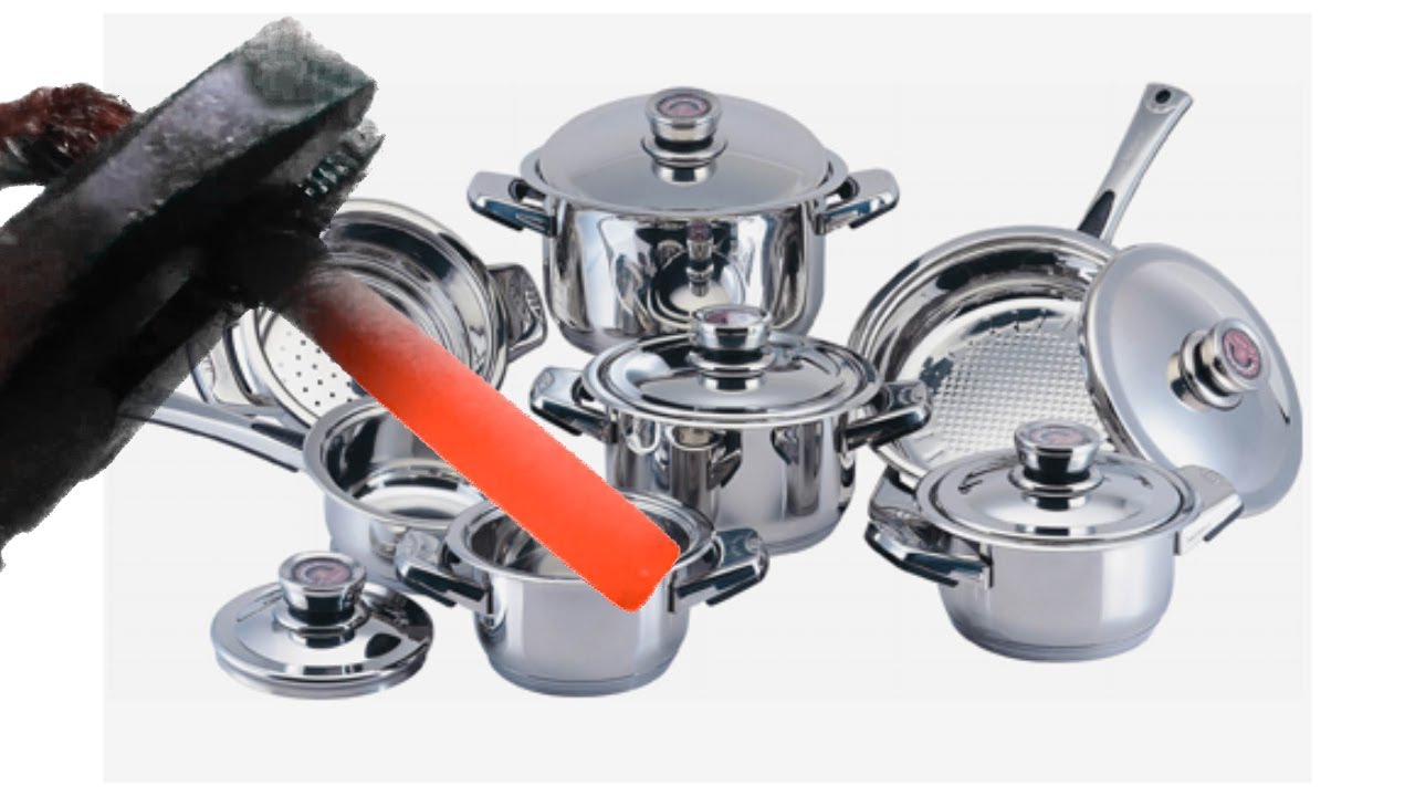 How to weld stainless steel pot etc. at home (life hacks) - YouTube