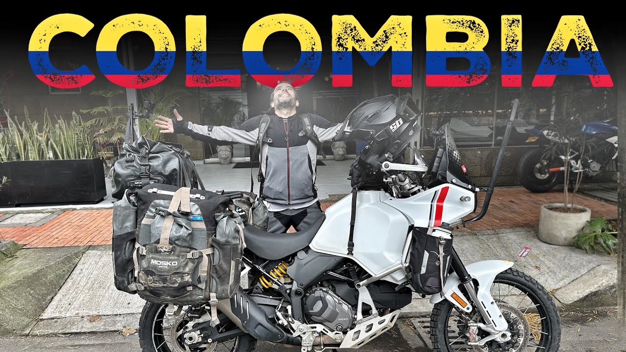 LLEGO a COLOMBIA después de 14 AÑOS DE VIAJE (S22/E01) VUELTA AL MUNDO en MOTO con SINEWAN - YouTube