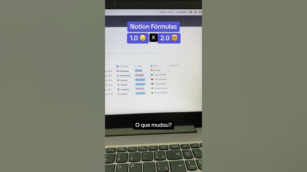 Novidade Notion Fórmula 20 Notion Dicadenotion Notionupdate Notionformula