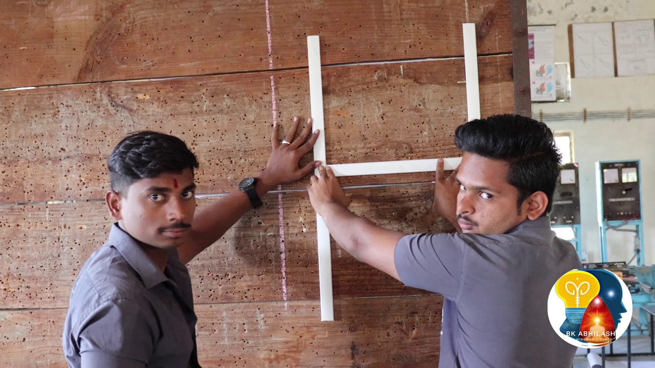 HOUSE WIRING PRACTICAL :TWO LAMP & ONE 5 PIN SOCKET LIGHT POINT WIRING ...