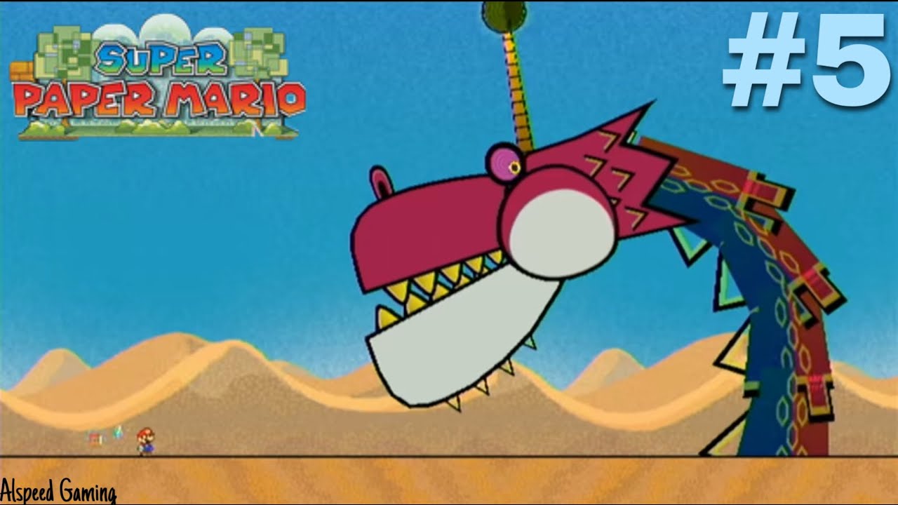 Super Paper Mario | Dracker (#5) - YouTube