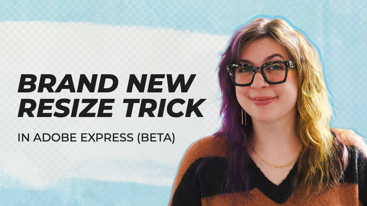 AI Resize in Adobe Express (Beta) - YouTube