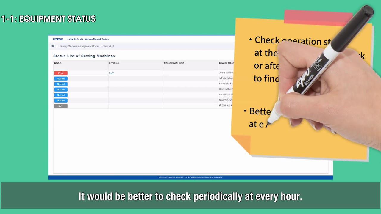 Lesson 1-1: How to check Equipment Status - YouTube