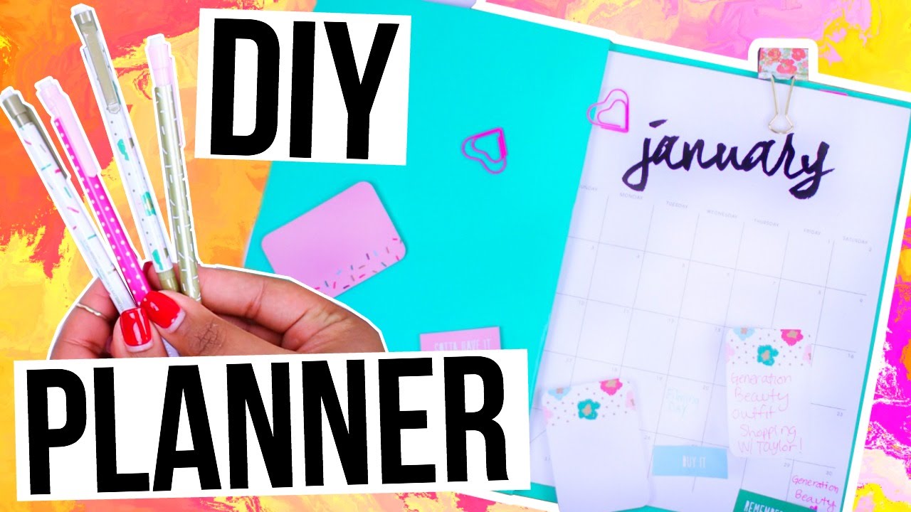 DIY Organization Make Your Own Planner TanaMontana100 YouTube diy-organization-make-your-own-planner-tanamontana100-youtube