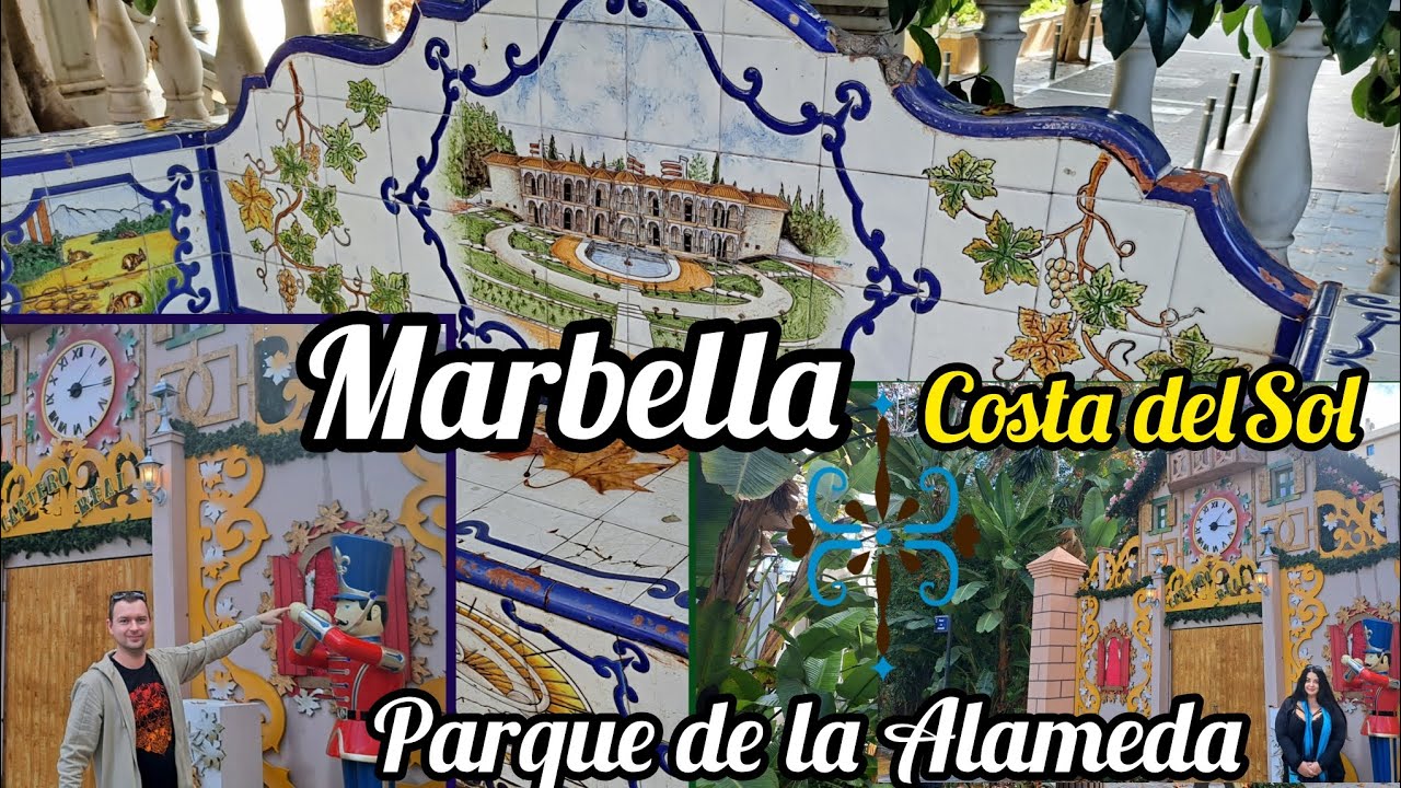 MARBELLA Centrum - Park Alameda zimą,Costa del Sol,SPAIN #marbella # ...