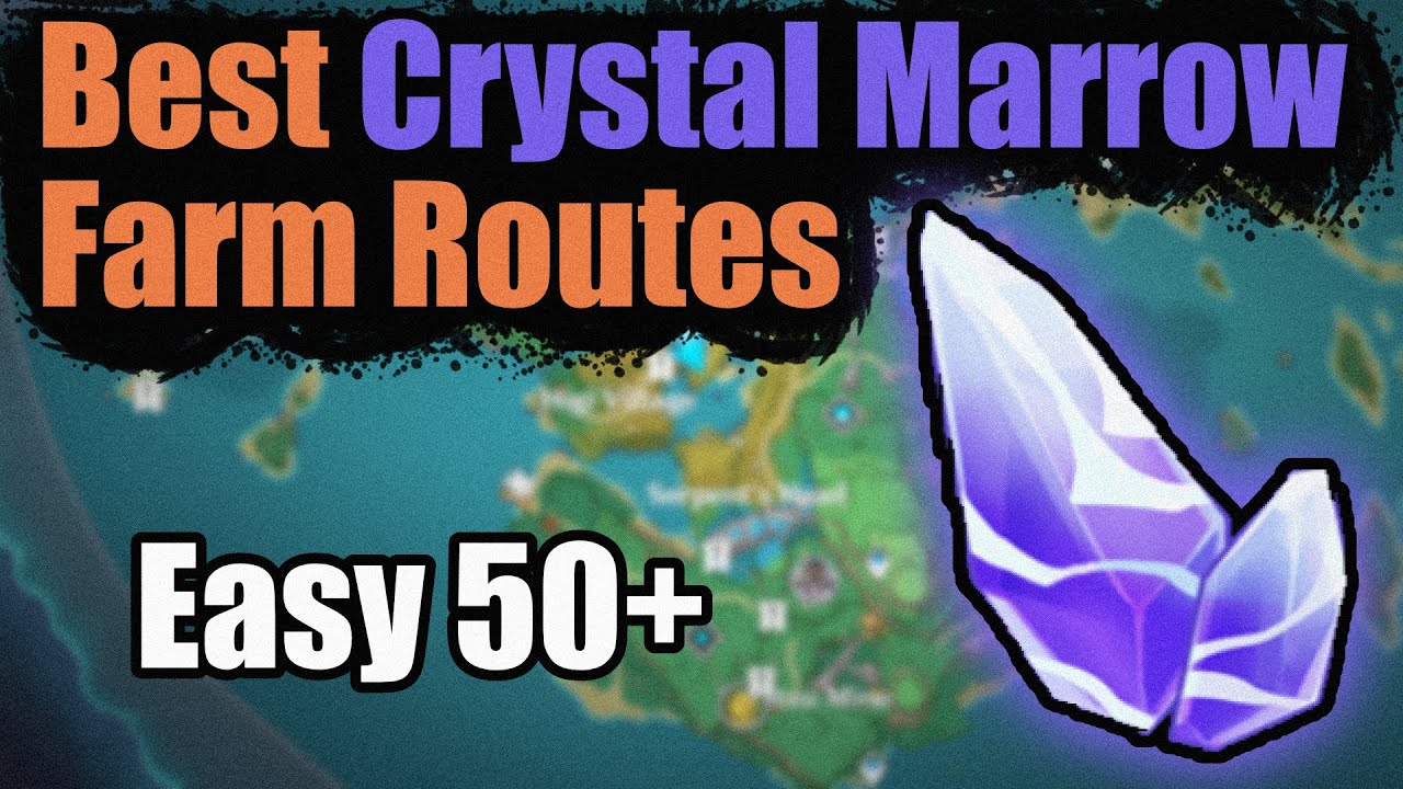 Best Crystal Marrow Farm Routes/Locations - [Genshin Impact 2.0] - YouTube