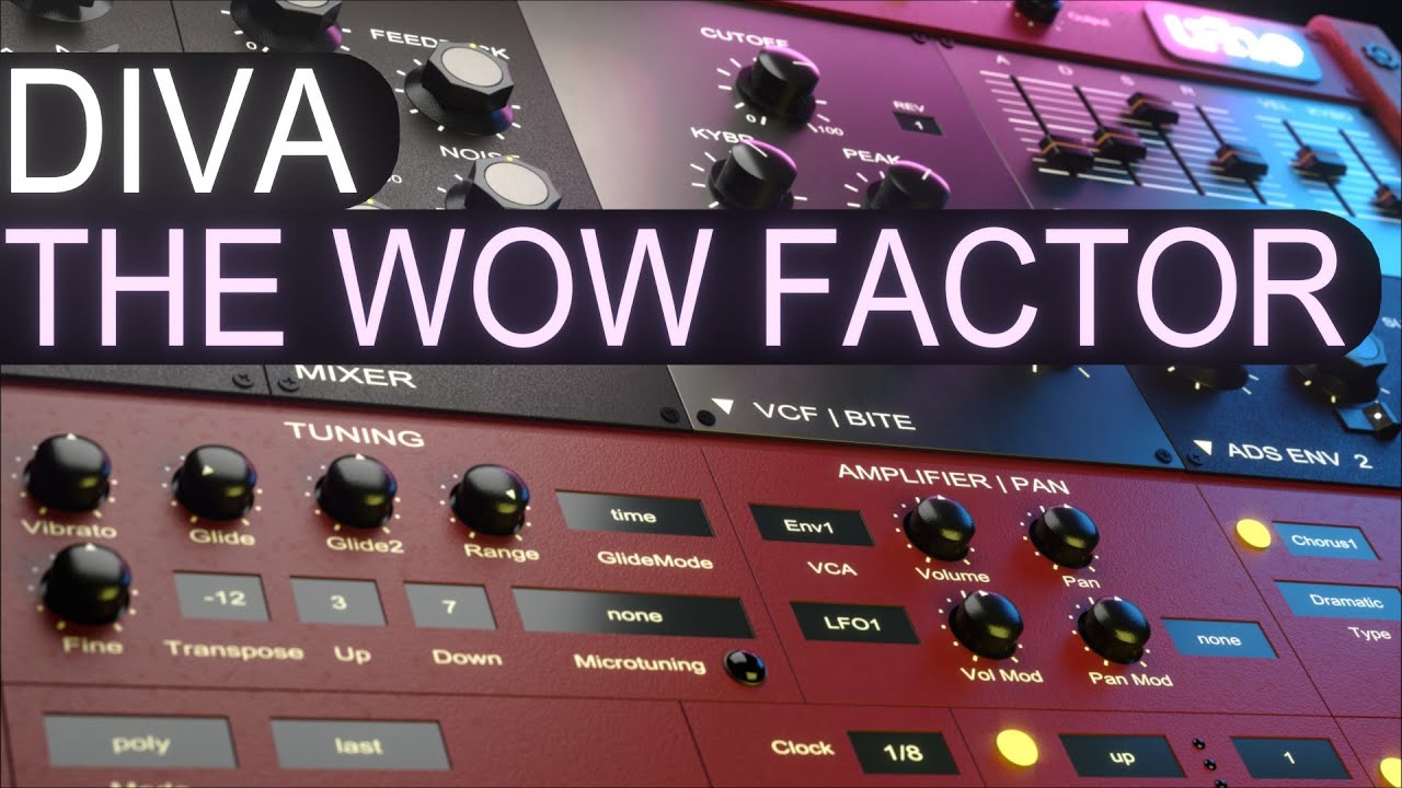 Diva The Wow Factor Sound Design Tutorial - YouTube