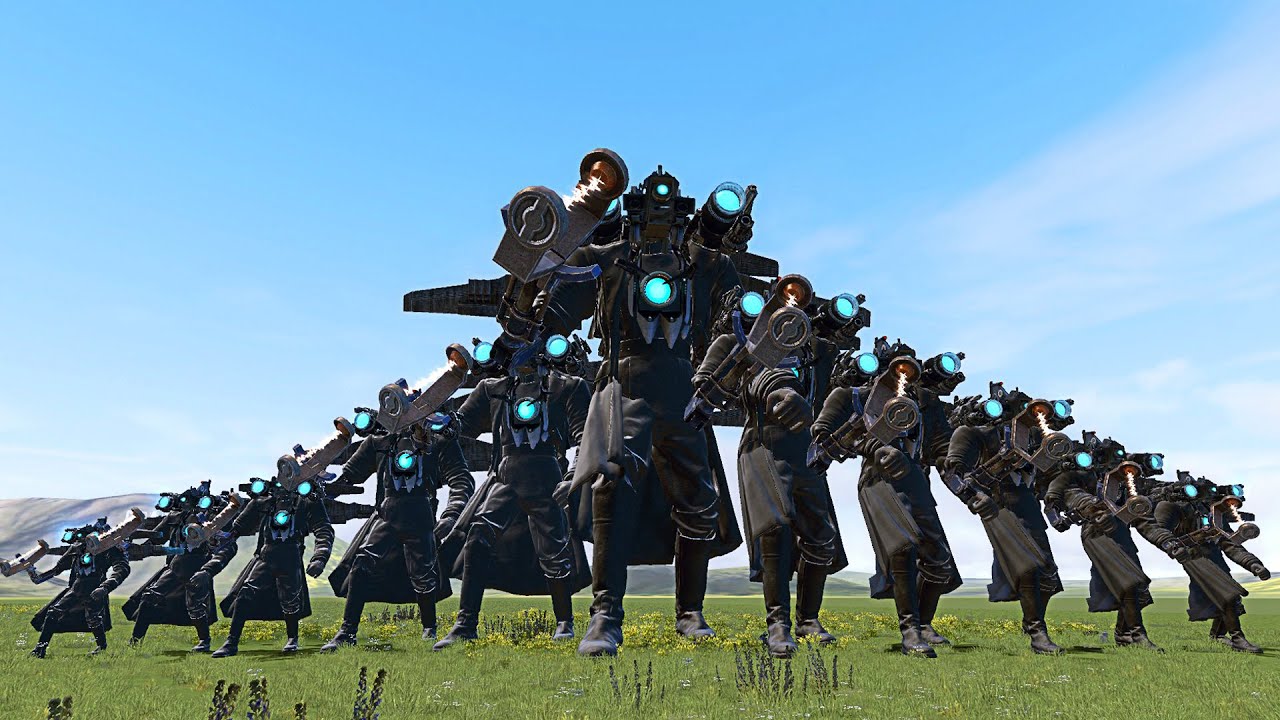 EVOLUTION OF ALL SIZE ASTRO DETAINER TITAN CAMERAMAN! In Garrys Mod ...