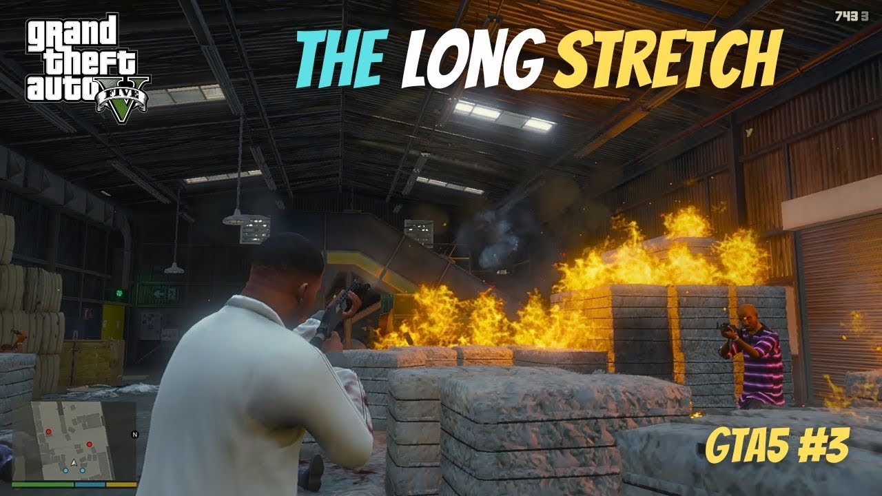 GTA5 #3 | THE LONG STRETCH | FIGHT WITH BALLAS GANG #gta5 - YouTube