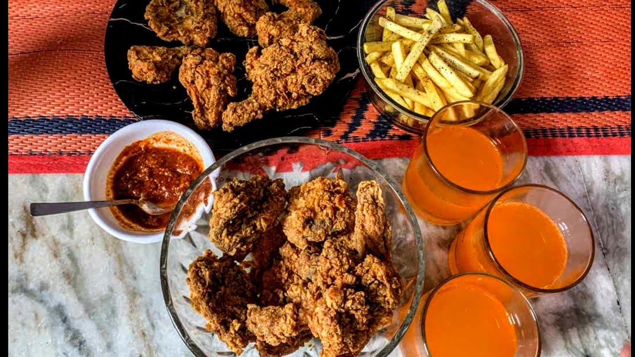 Trying out Homemade KFC # Recipe fail 😄 - YouTube
