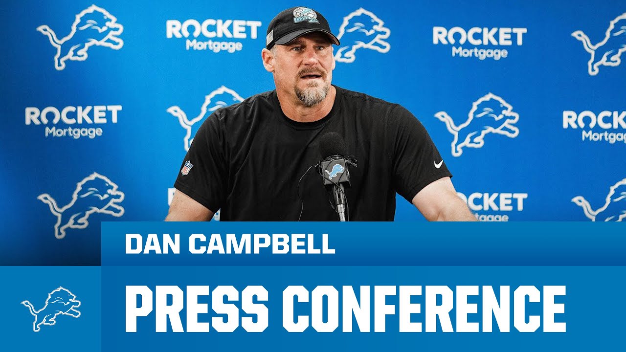 Dan Campbell Press Conference | January 3, 2025 - YouTube
