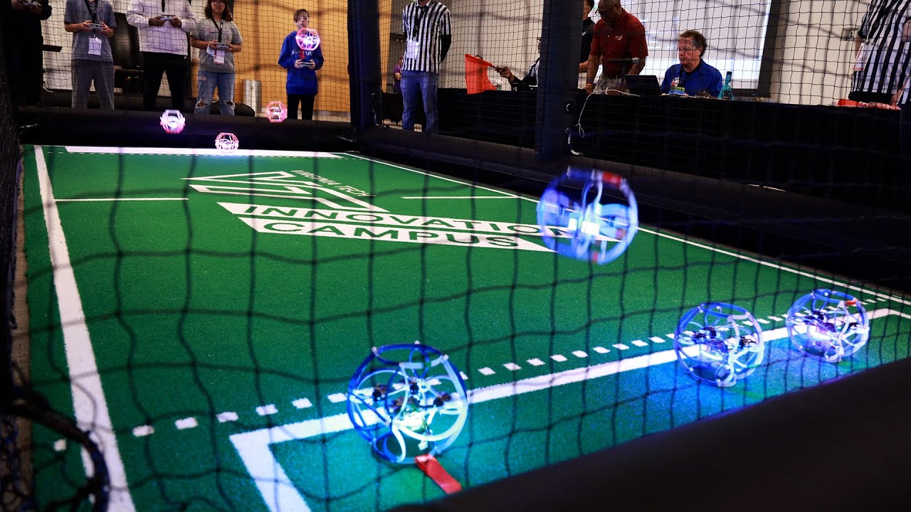 Virginia Tech's Innovation Campus hosts drone soccer district ...