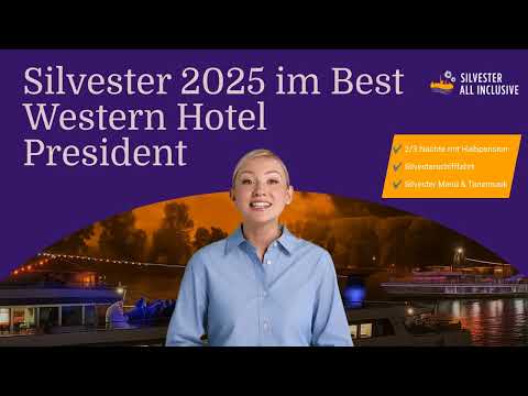 Silvester 2025 im Best Western Hotel President Bonn – Rheinschifffahrt & Feuerwerk