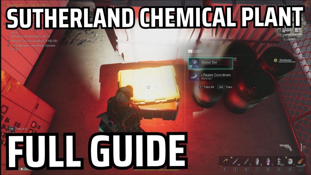 Once Human - Sutherland Chemical Plant Mysterious Treasures - FULL ...