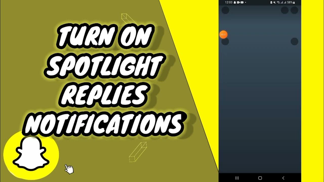 How To Turn On Spotlight Replies Notifications On Snapchat - YouTube