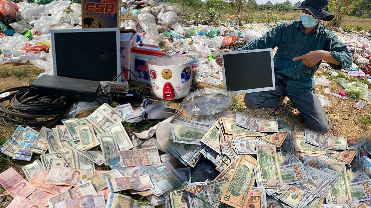 Great Day Found A lot Money $ and good thing at Trash Place - Dumpster ...