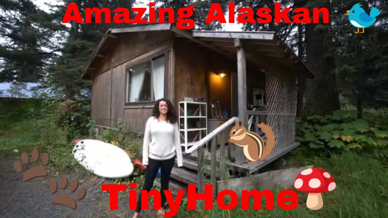 Amazing Lady transforms Hut into Alaskan TinyHome - YouTube