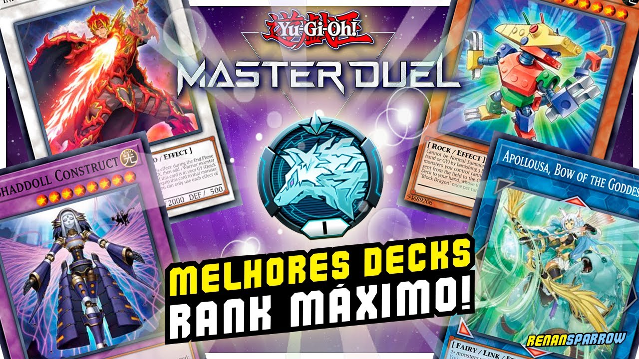 MASTER DUEL: 11 DECKS RANK MÁXIMO EM MARÇO! - YouTube