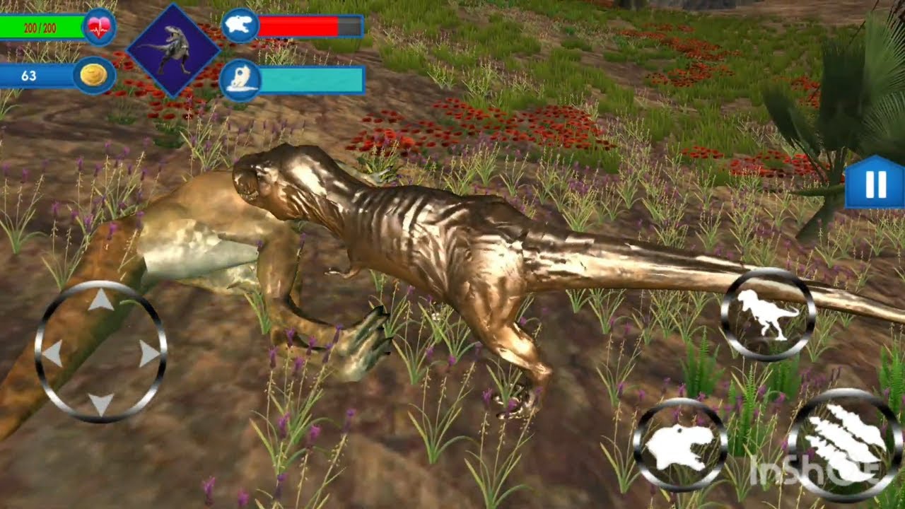 Best Dino Games - Dino Simulator Dino Fighting Android Gameplay - YouTube