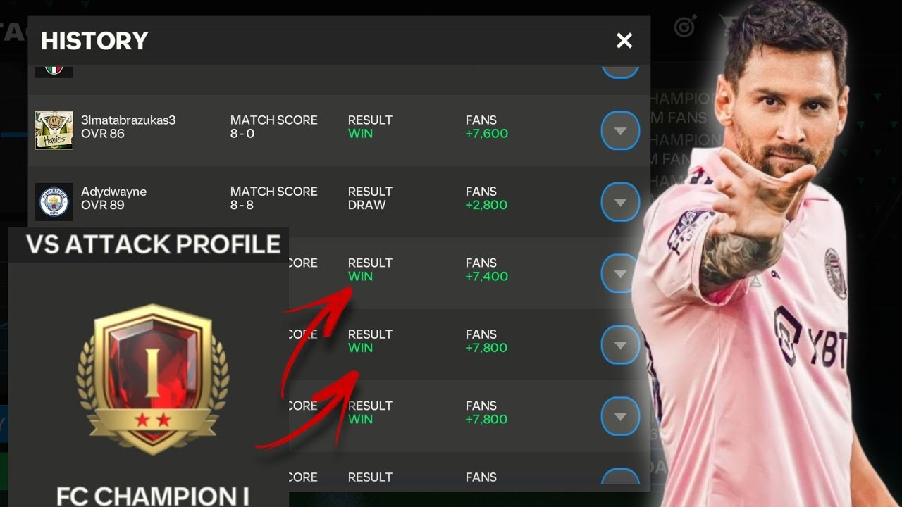 How to win every vs attack matches in fc mobile || Division Rivals vs ...