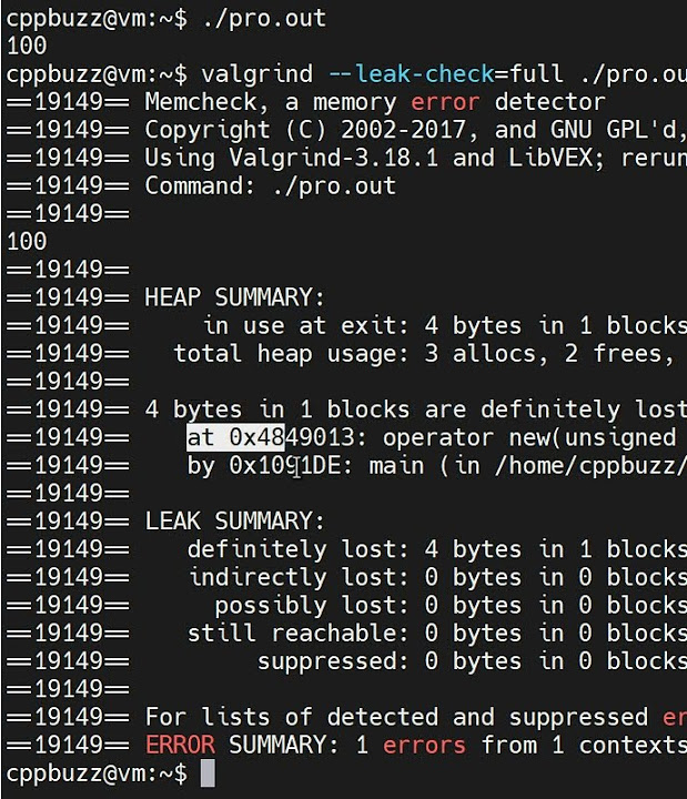 Use Valgrind To Find Memory Leak In C Program Shorts Youtube