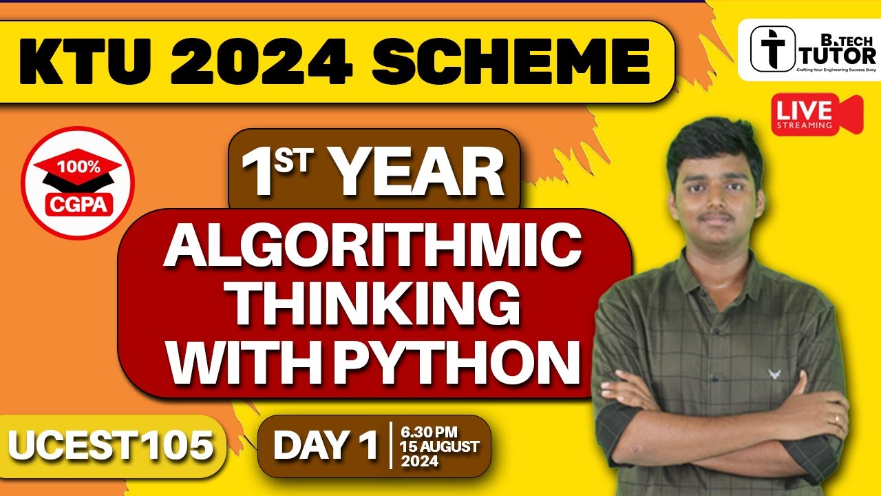Ktu Btech First Year Semester 1and2 2024 Scheme Algorithmic Thinking